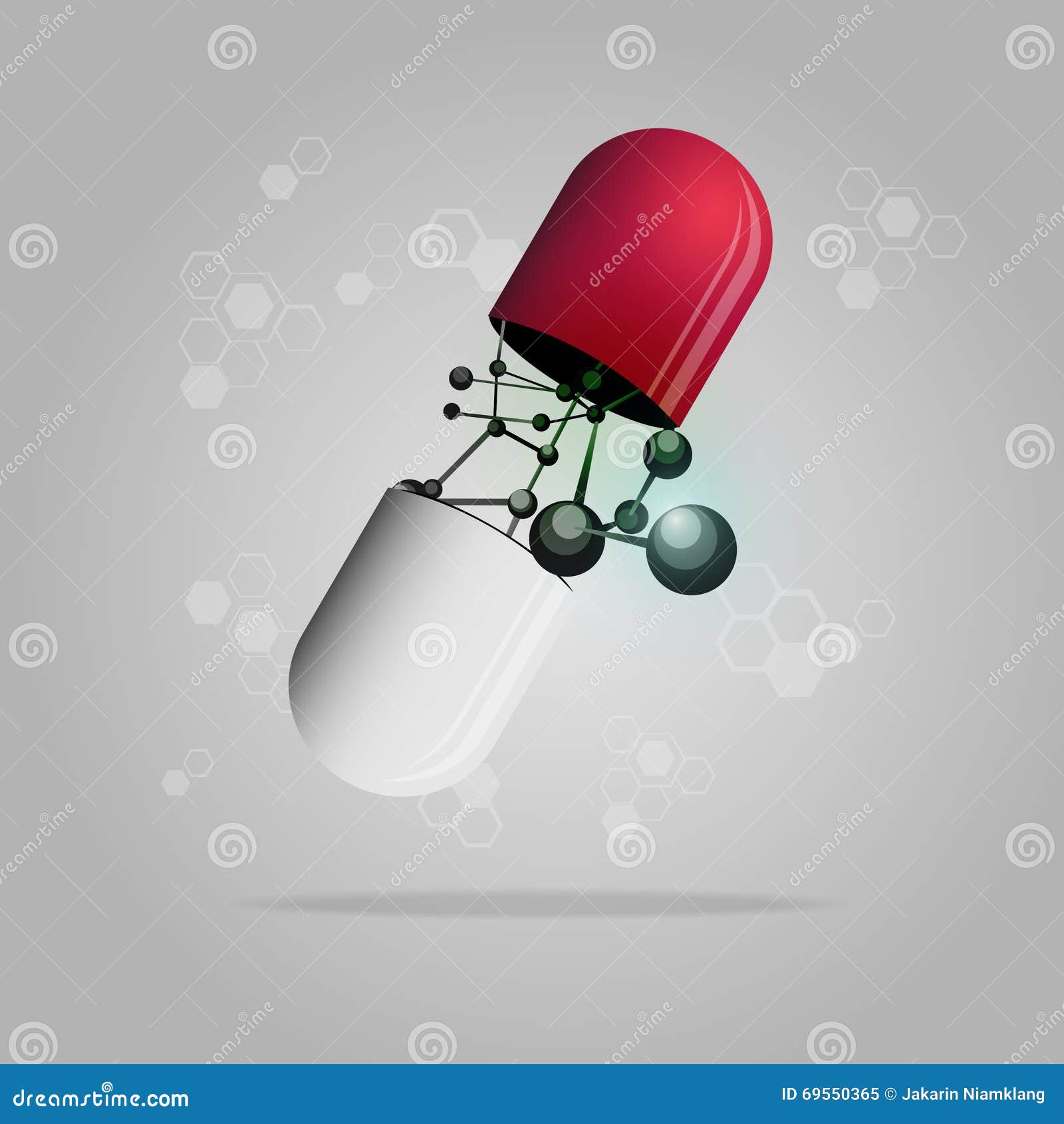 Pill stock vector. Illustration of science, modern, background - 69550365