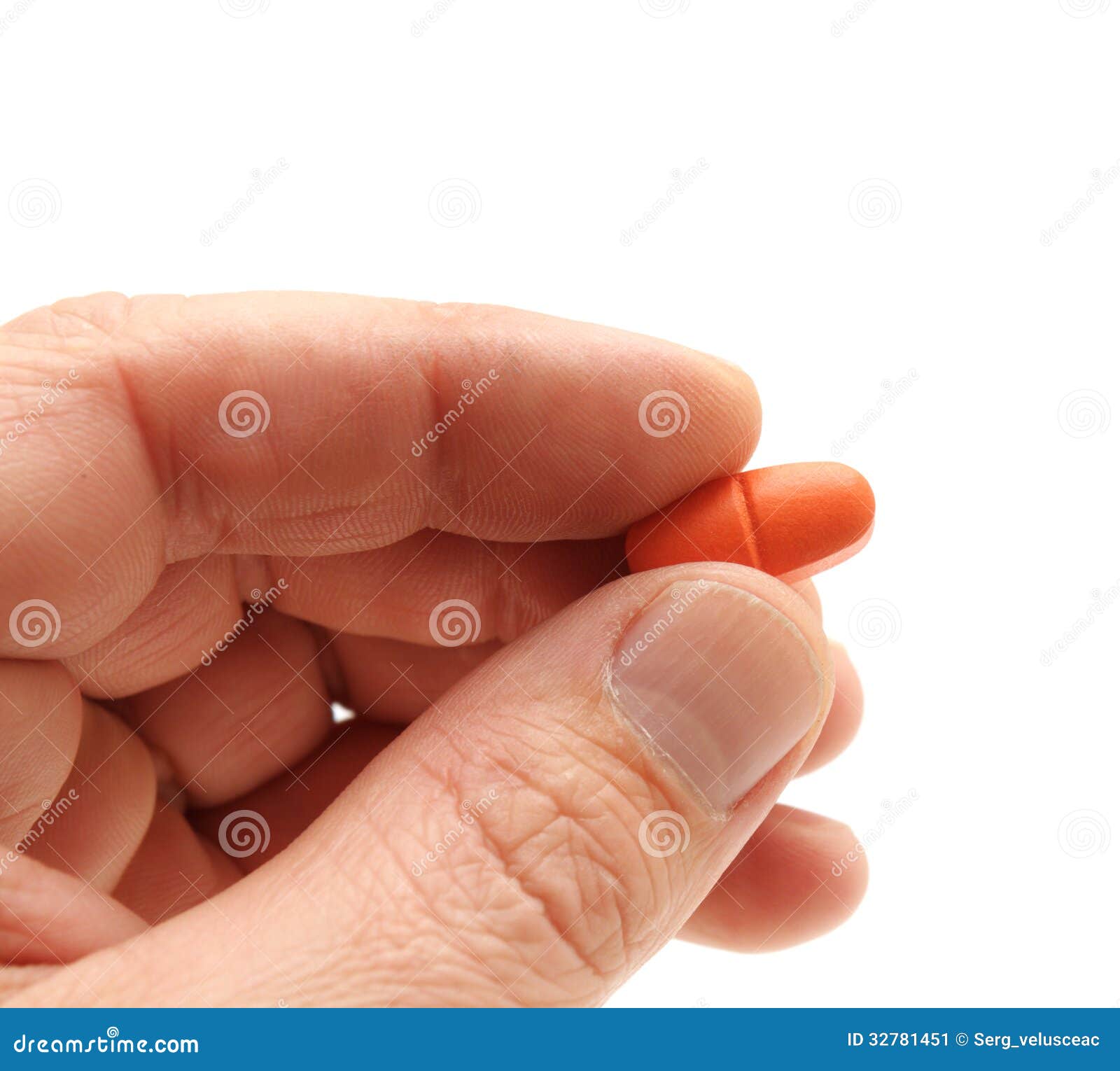 Pill in a hand stock image. Image of doctor, finger, give - 32781451