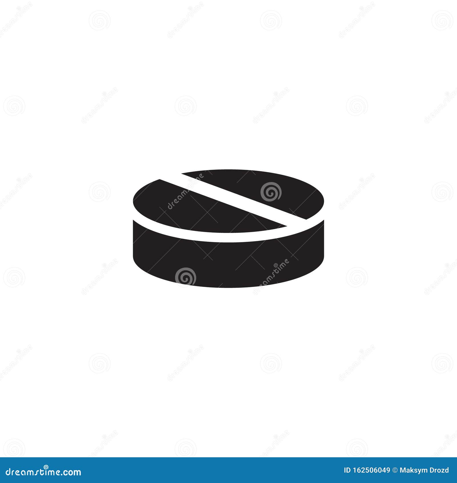 Pill Icon, Medical Tablet Isolated Vector Icon Stock Vector ...