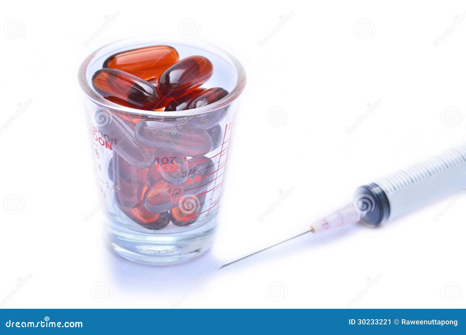Pill and injection stock image. Image of dose, healthy - 30233221