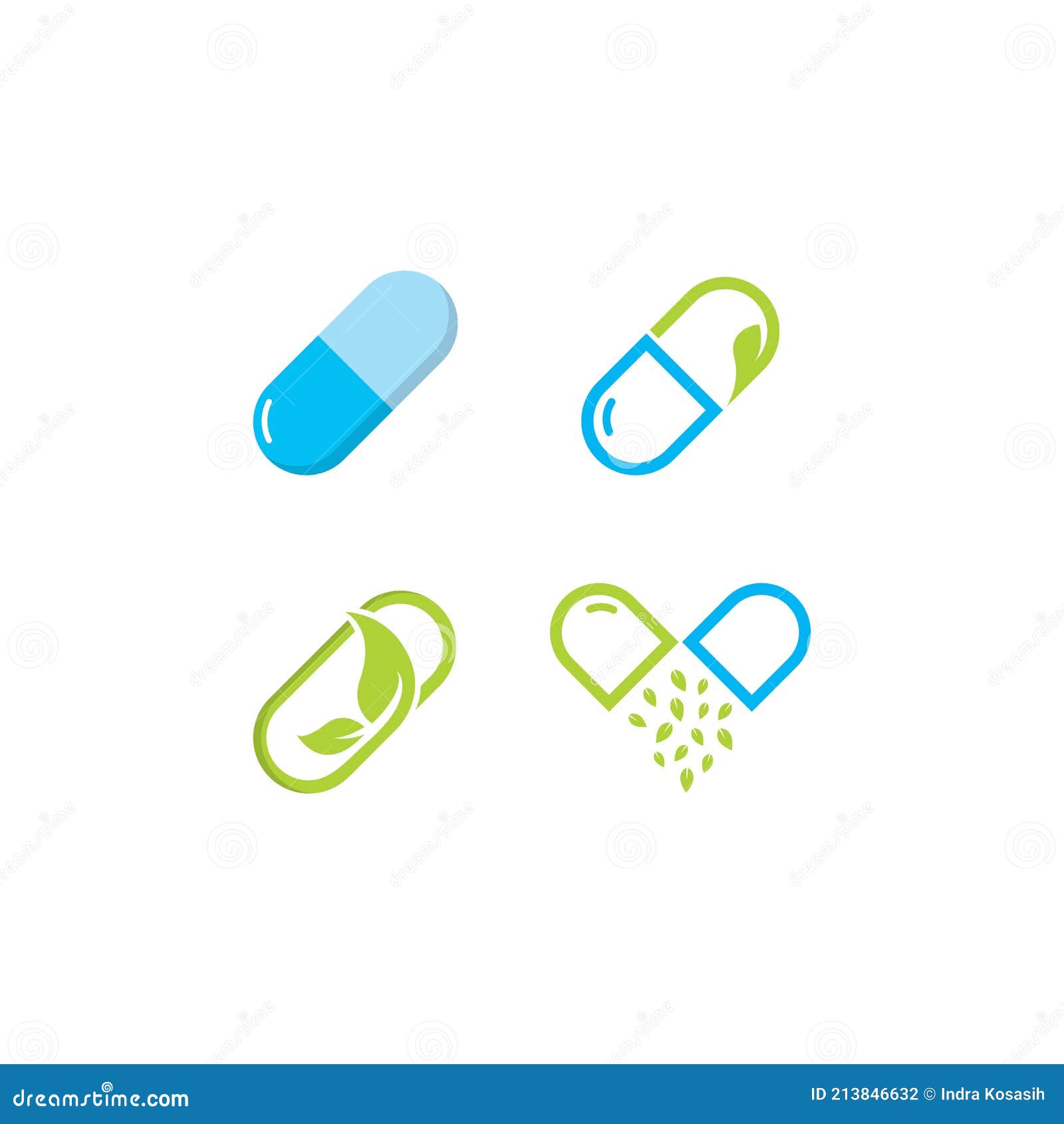 Pill Logo Vector Icon Illustration Stock Vector - Illustration of ...