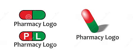 Pill logos stock vector. Illustration of medicines, hospital - 99617145