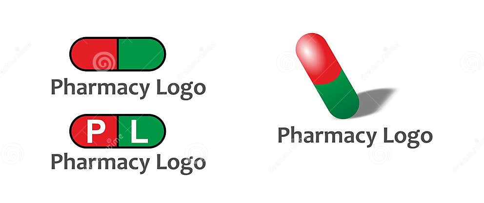 Pill logos stock vector. Illustration of medicines, hospital - 99617145