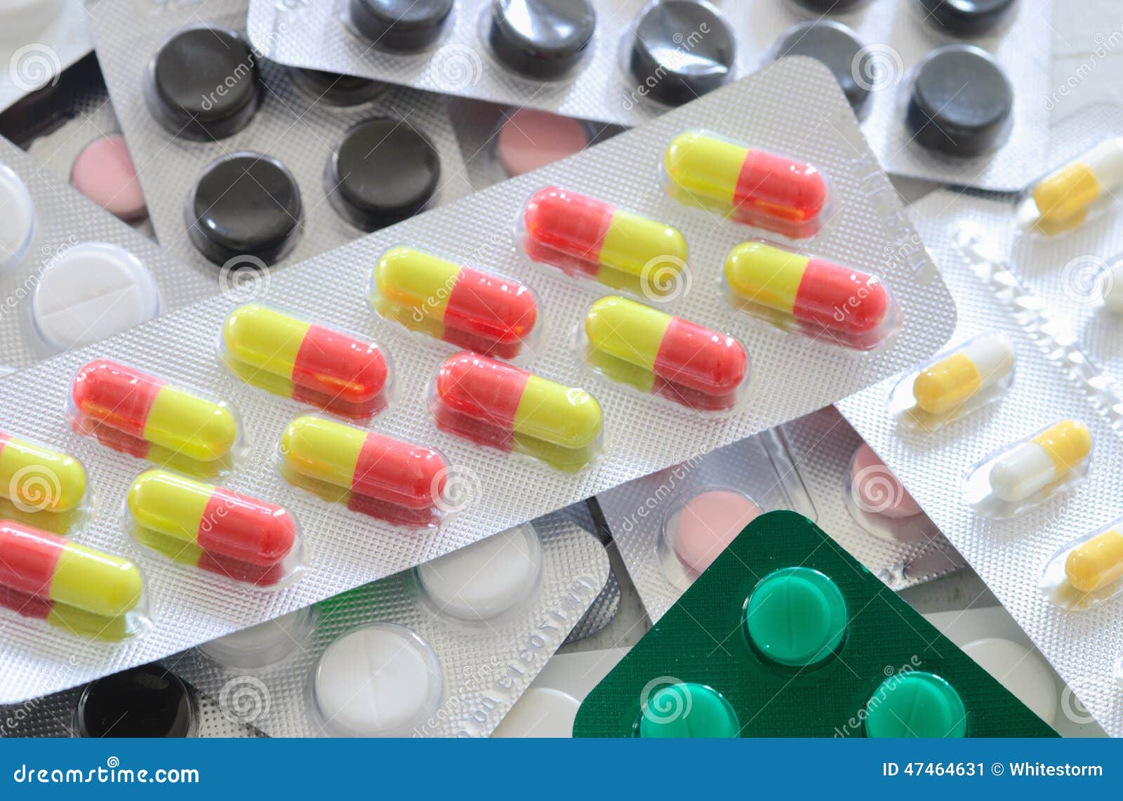 Pill packages stock image. Image of prescription, medication - 47464631