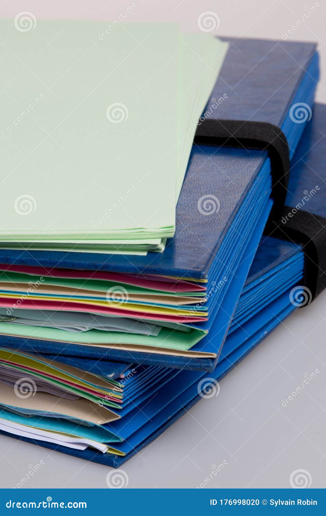 Stack Of Folders And Documents Royalty-Free Stock Photo | CartoonDealer ...