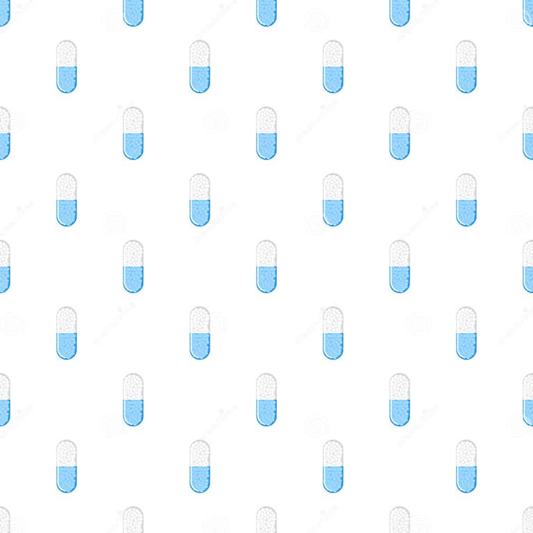 Pill Pattern Seamless Vector Stock Vector - Illustration of ...