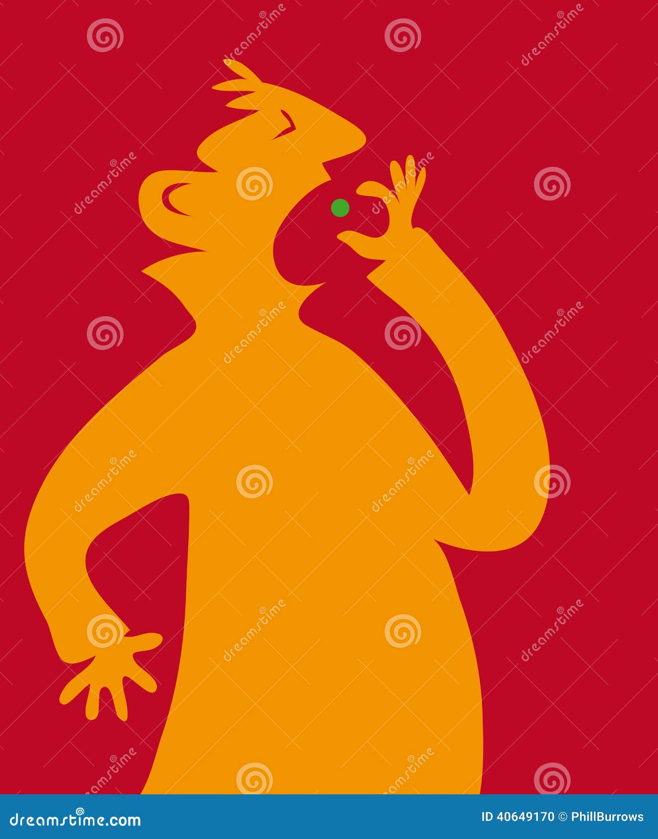 Pill popper stock vector. Illustration of popper, sick - 40649170