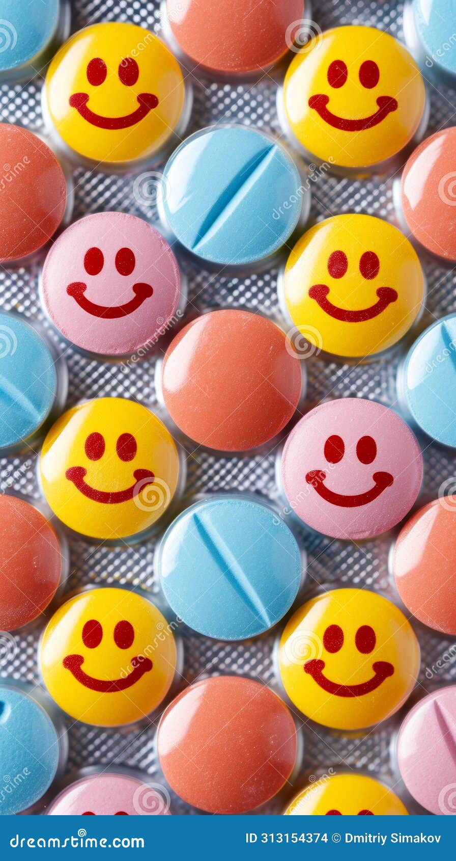 Pill tab packaging, the stock photo. Image of joyful - 313154374