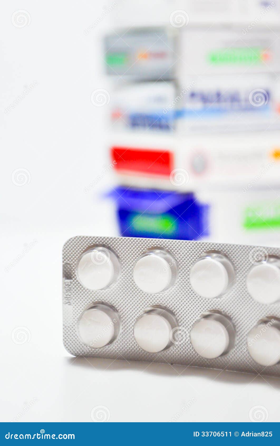 Pill tablets stock image. Image of foil, medication, high - 33706511