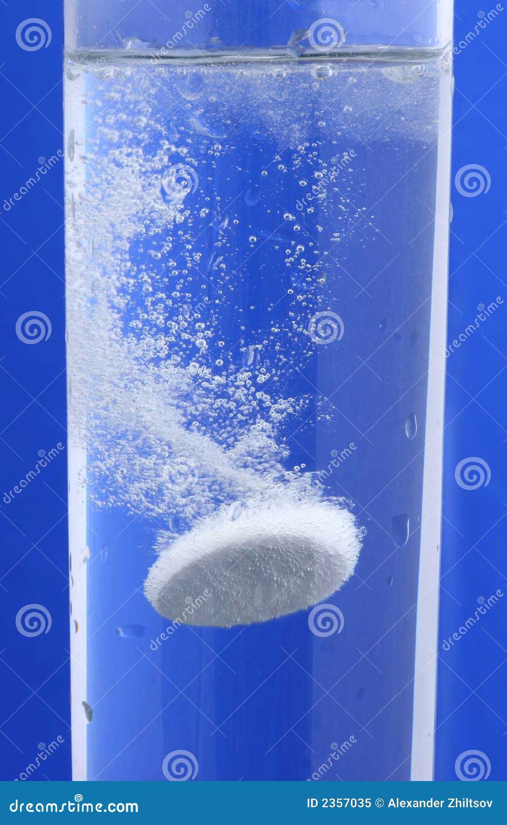 Pill in water stock image. Image of dose, effects, hiss - 2357035