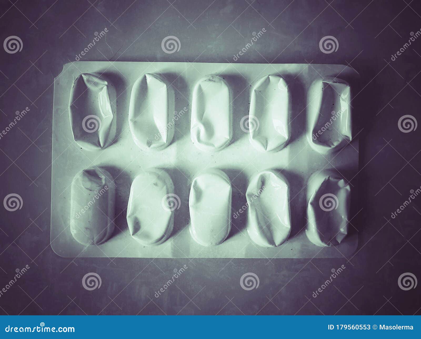 Pill Wrapper, Health Concept. Stock Image - Image of empty, pill: 179560553