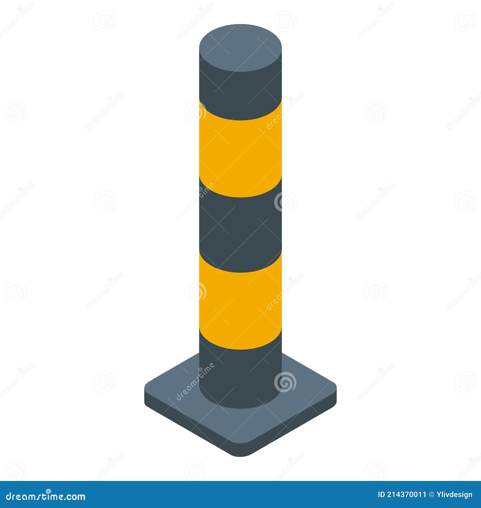 Pillar Border Icon, Isometric Style Stock Vector - Illustration of ...