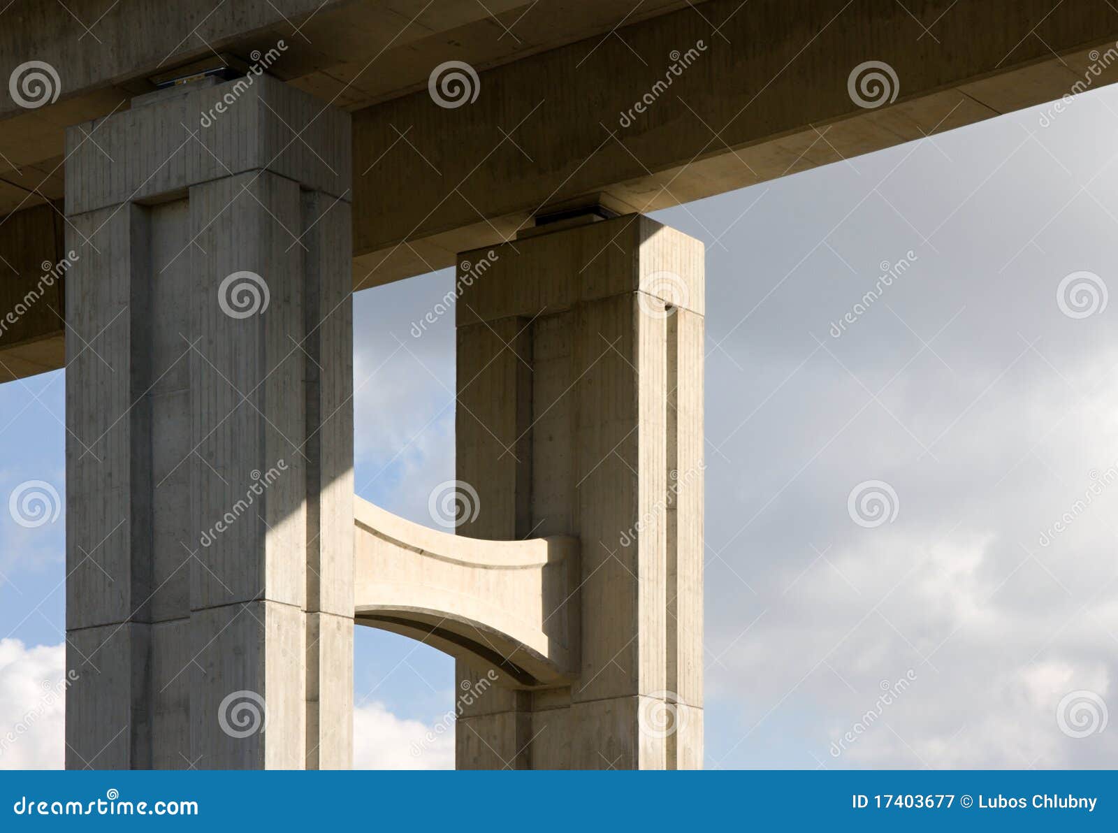 Pillar Bridge stock image. Image of drive, engineering - 17403677