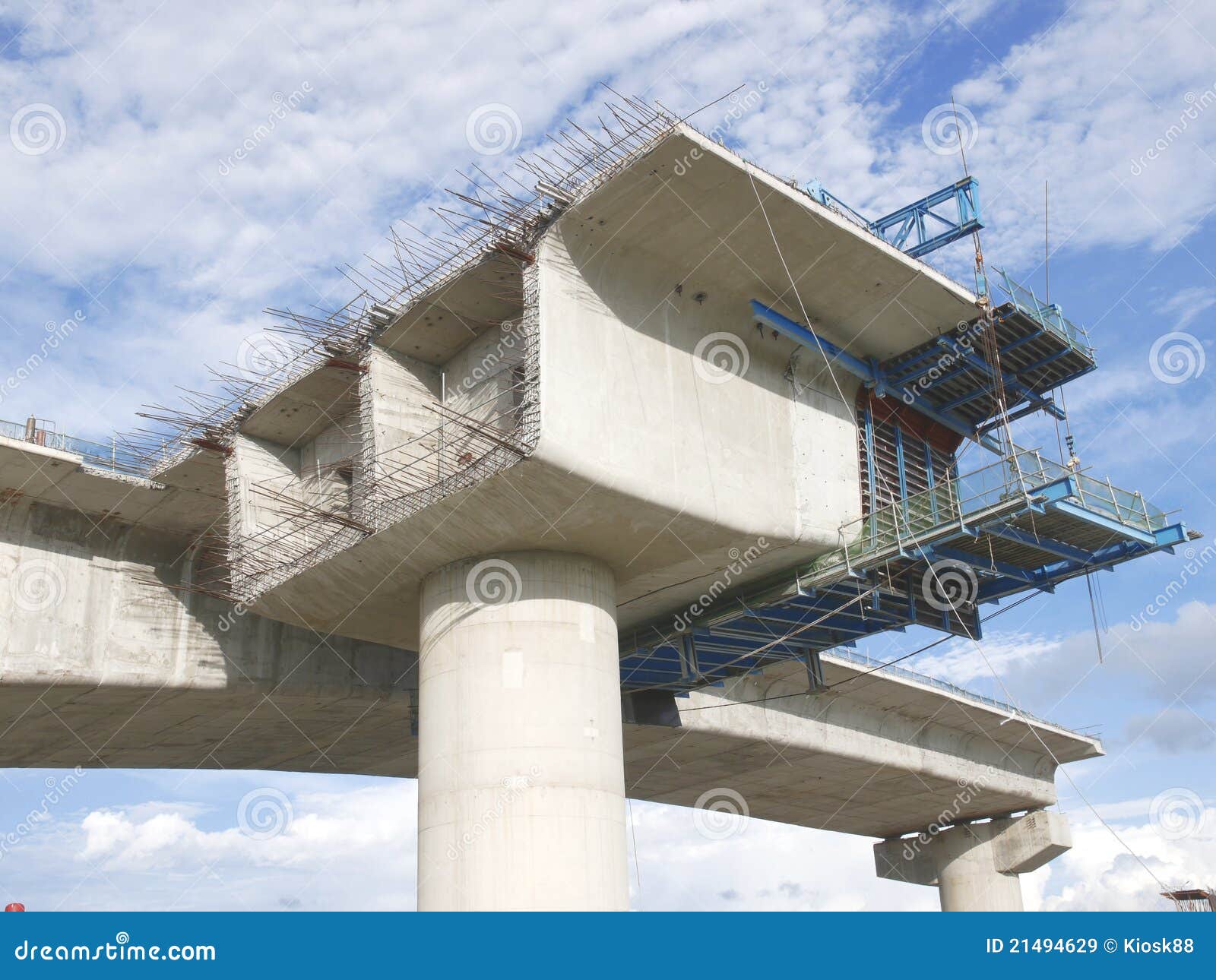Pillar of bridge stock image. Image of design, high, engineering - 21494629