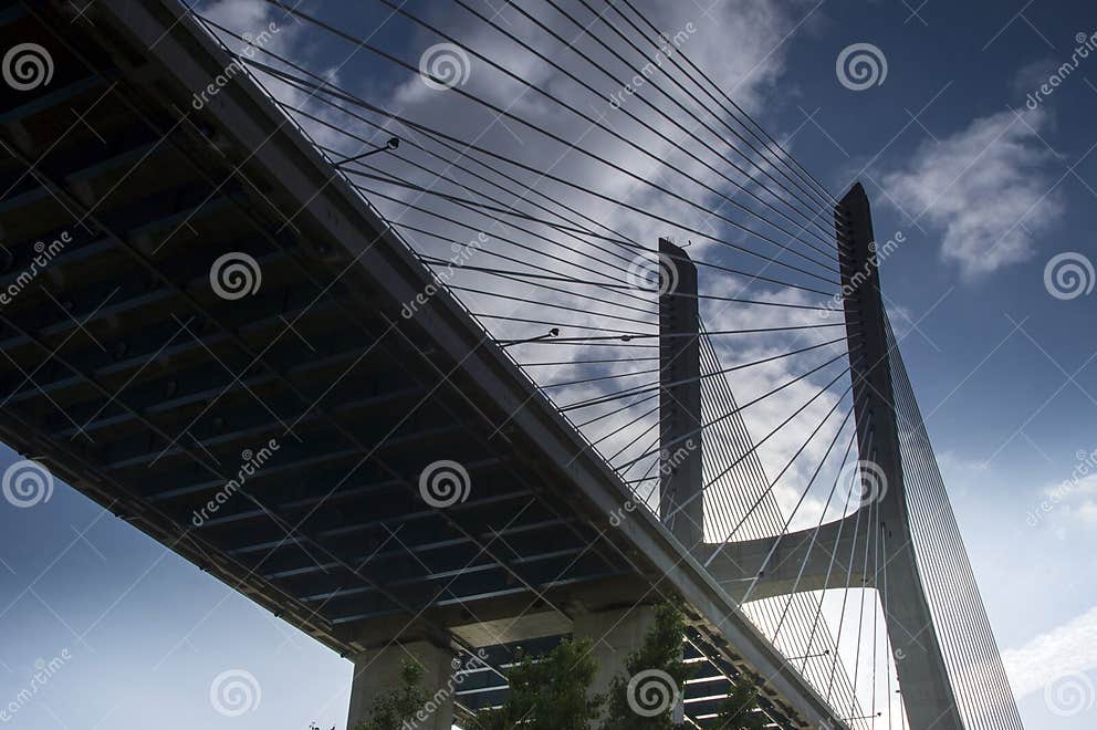 Pillar Bridge stock image. Image of europe, gama, urban - 25410011