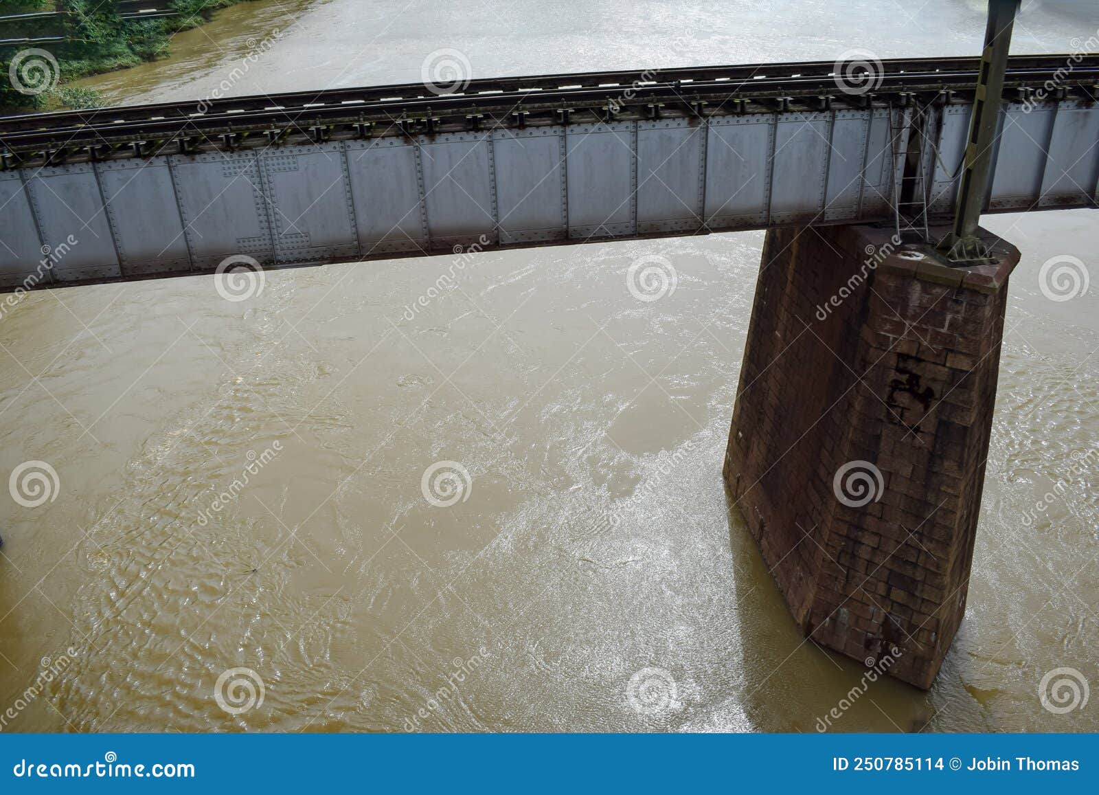 Pillar of bridge stock photo. Image of outdoor, blue - 250785114