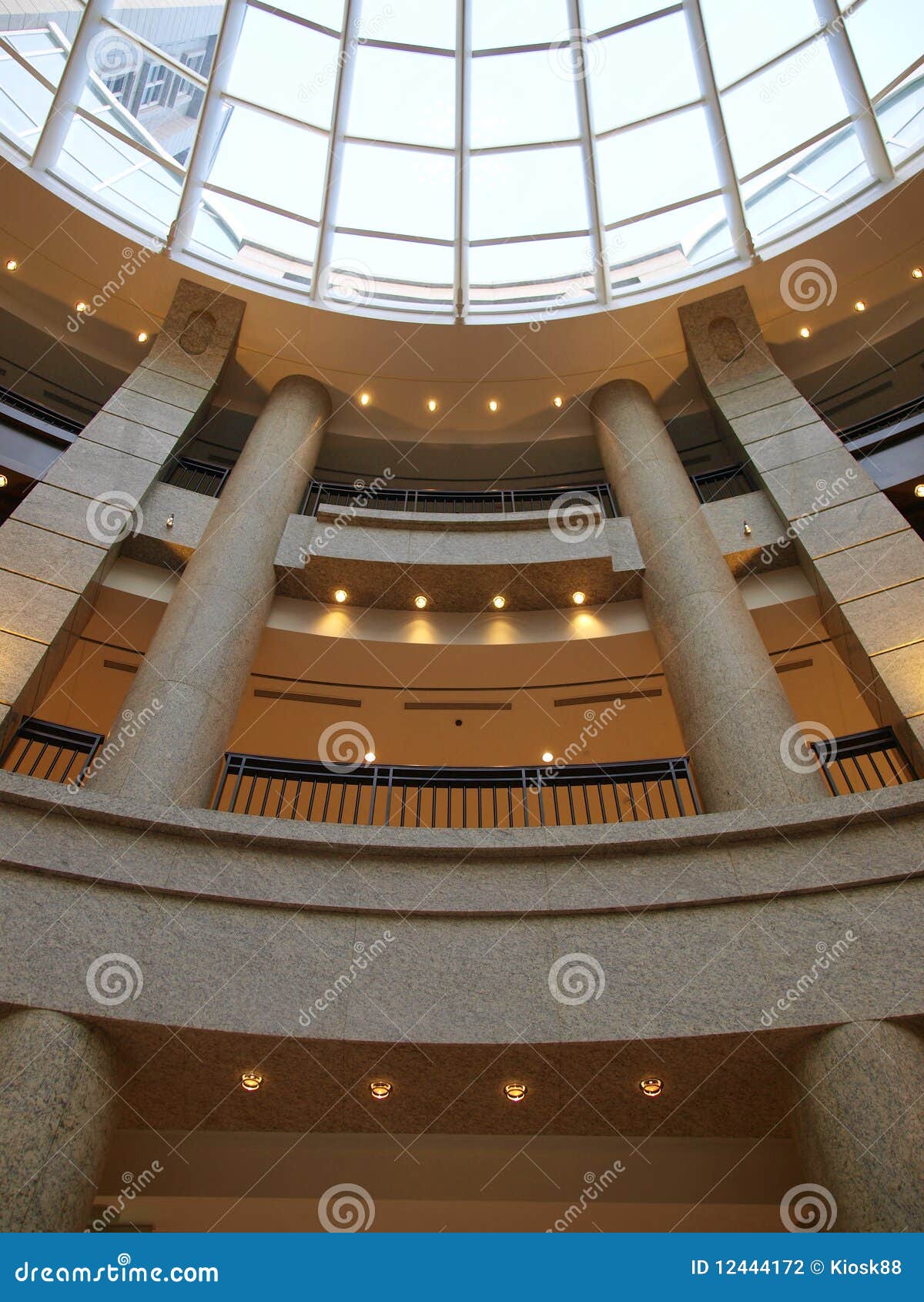 Pillar of building stock photo. Image of bend, ellipse - 12444172