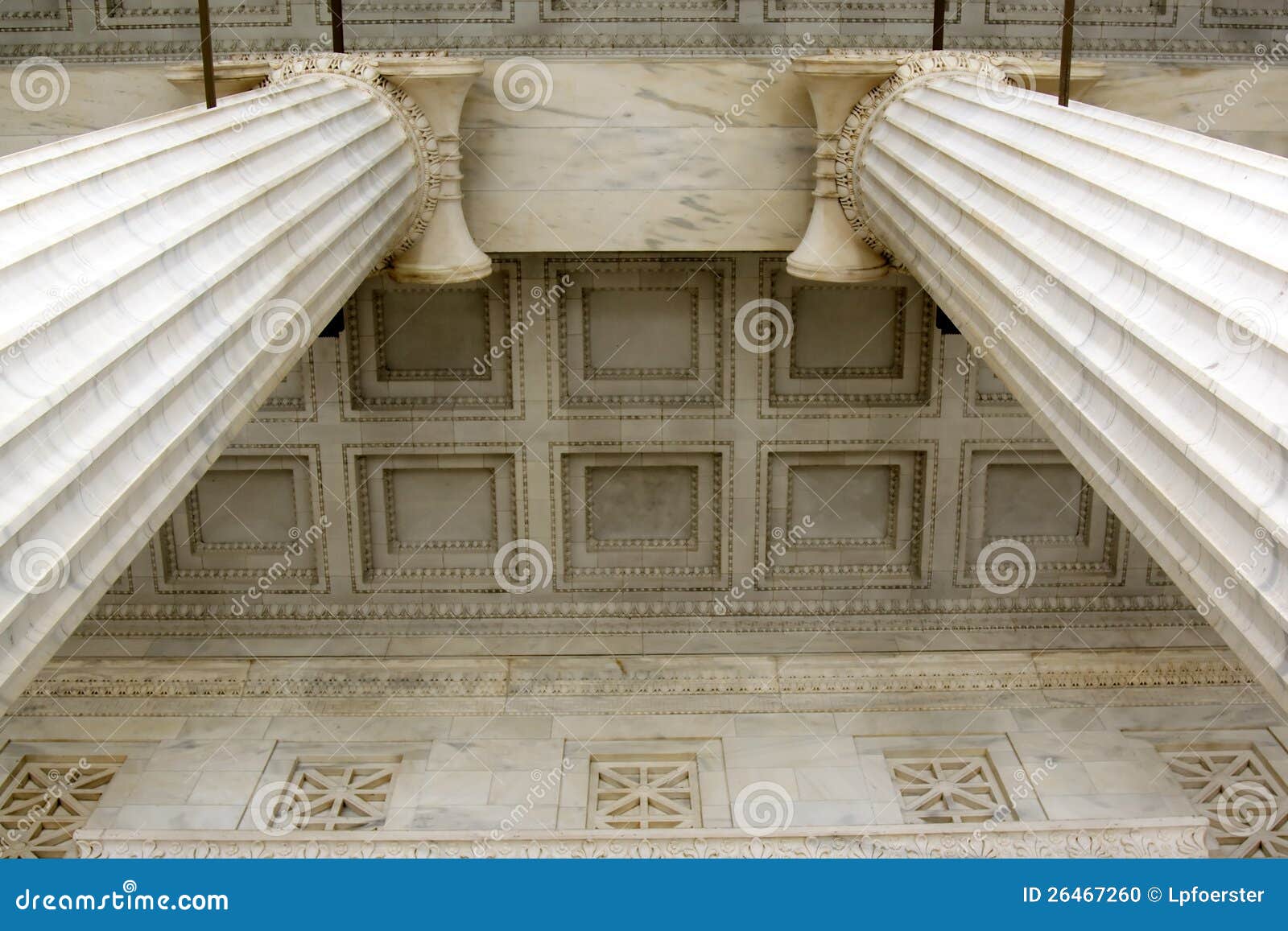 Pillar and Ceiling Detail stock photo. Image of column - 26467260