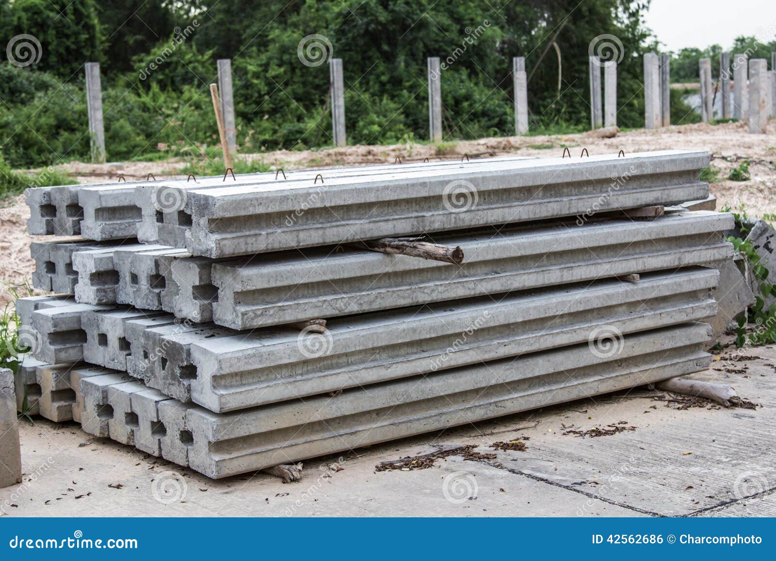Pillar cement stock photo. Image of cement, industrial - 42562686