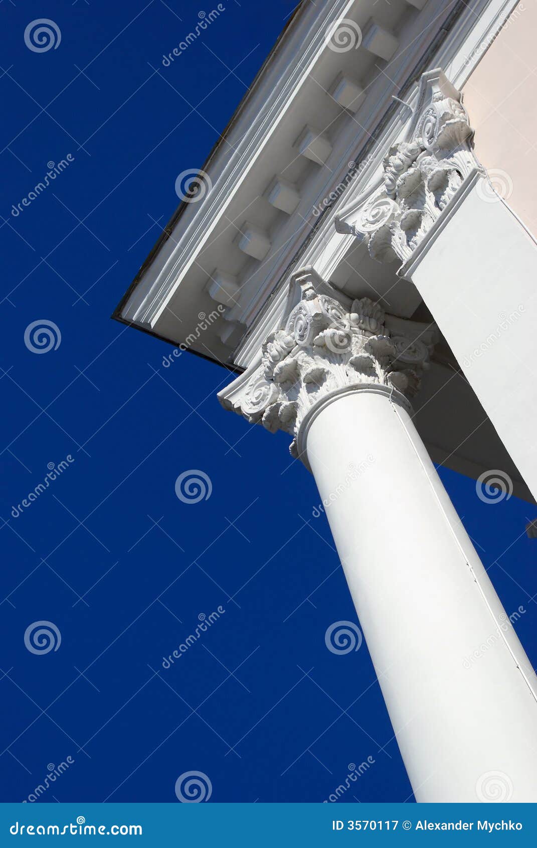 Pillar in classical type stock image. Image of architecture - 3570117