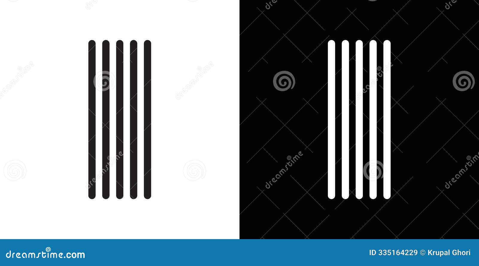 Pillar Column Icon Thin Line Flat Illustration Stock Illustration ...