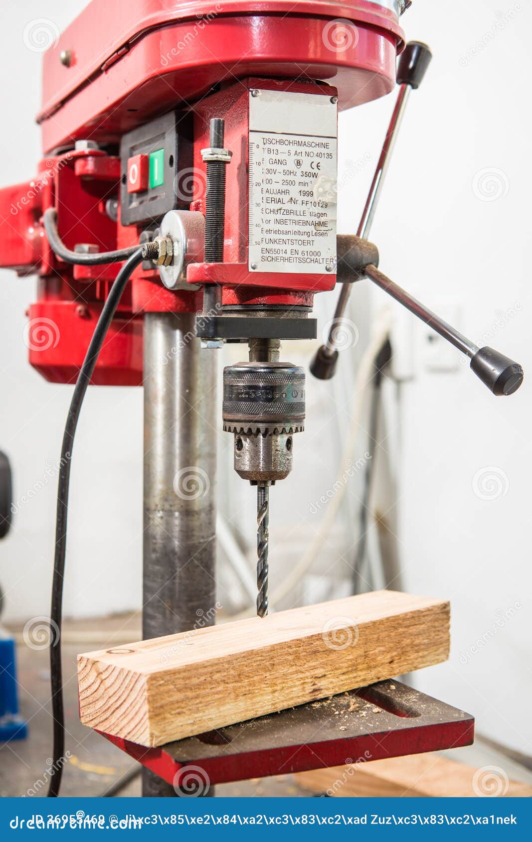 Pillar drilling machine stock image. Image of industry - 36955469