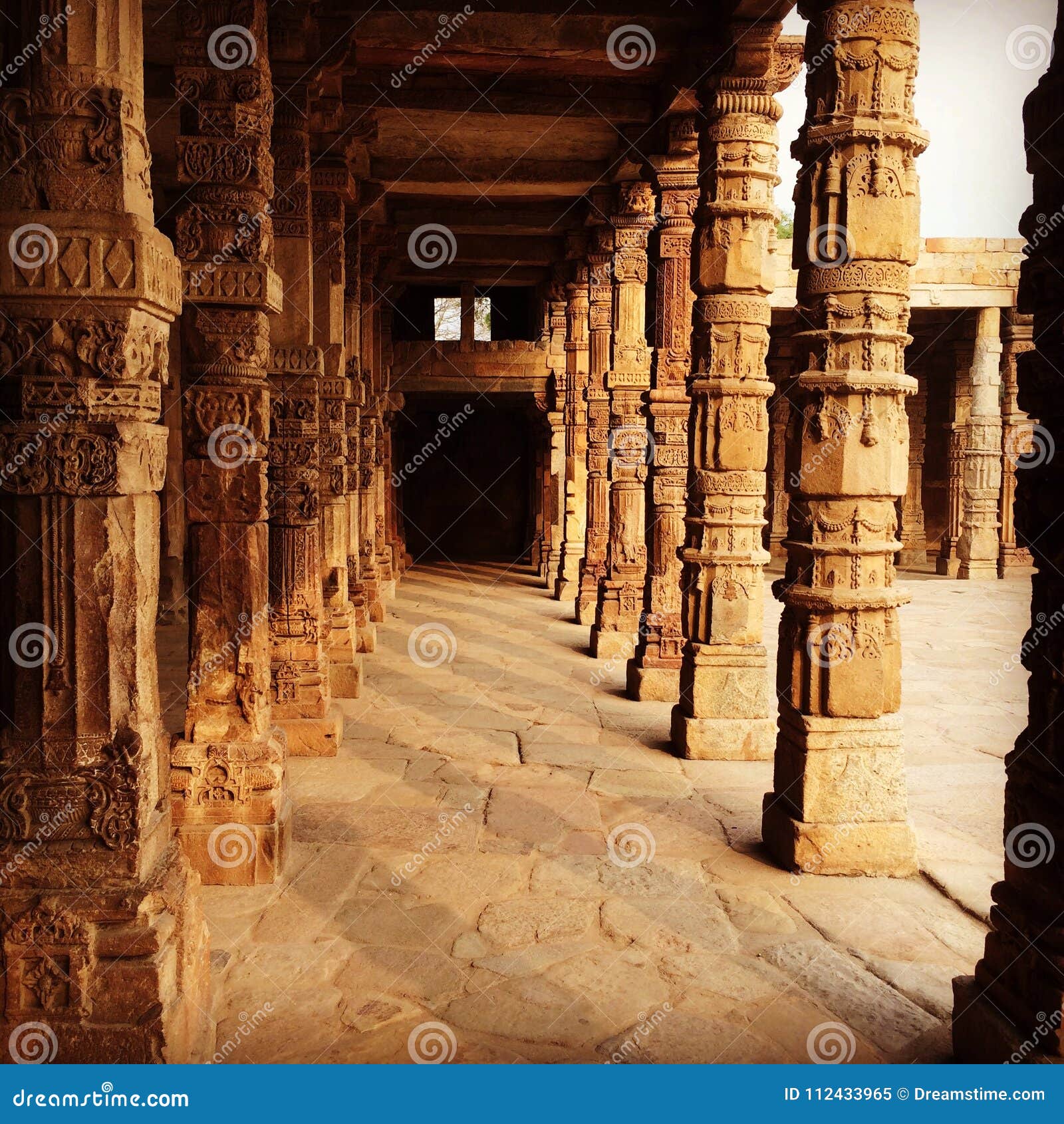 Pillar forest stock image. Image of delhi, history, forest - 112433965