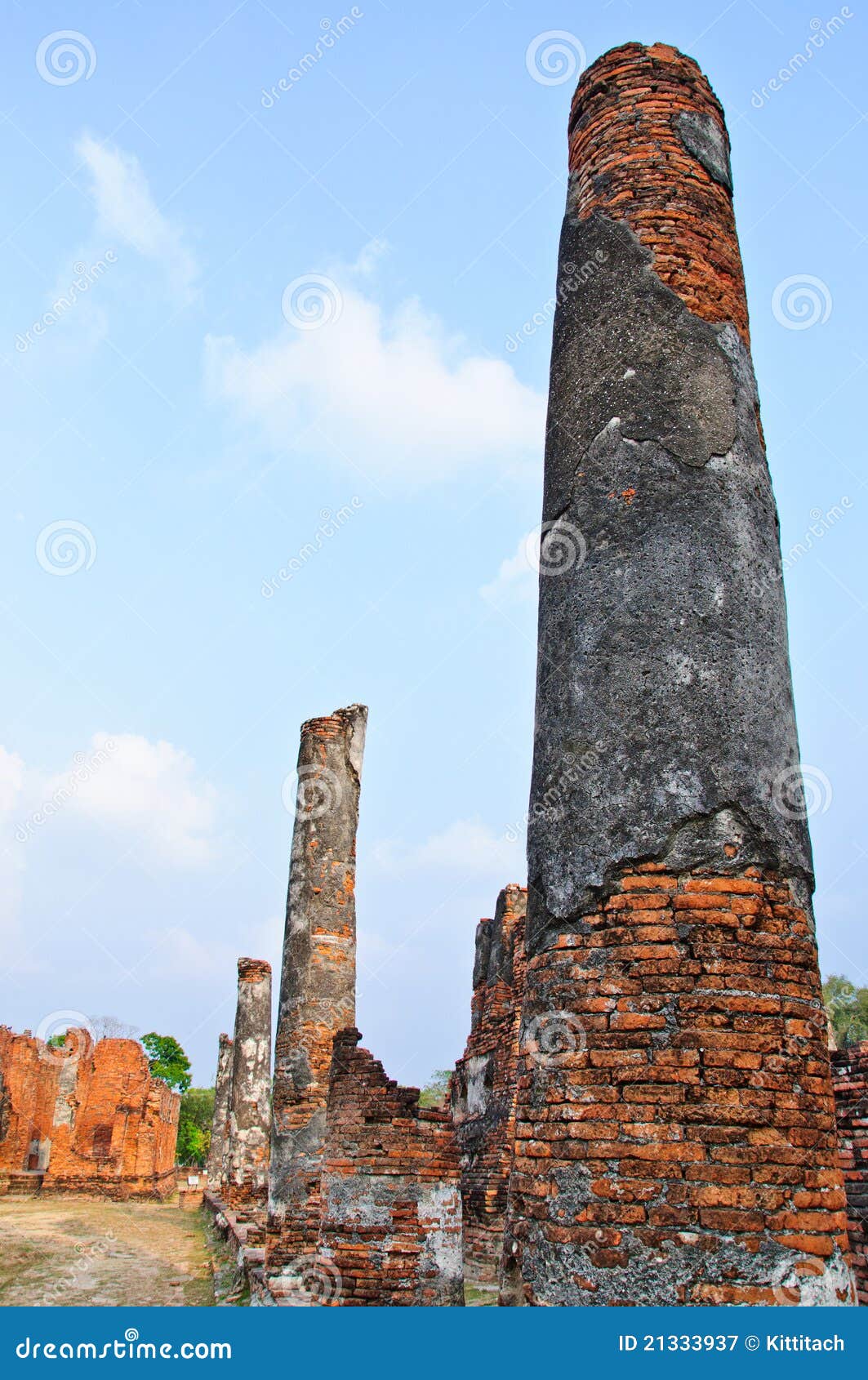 Pillar of history stock image. Image of culture, thailand - 21333937