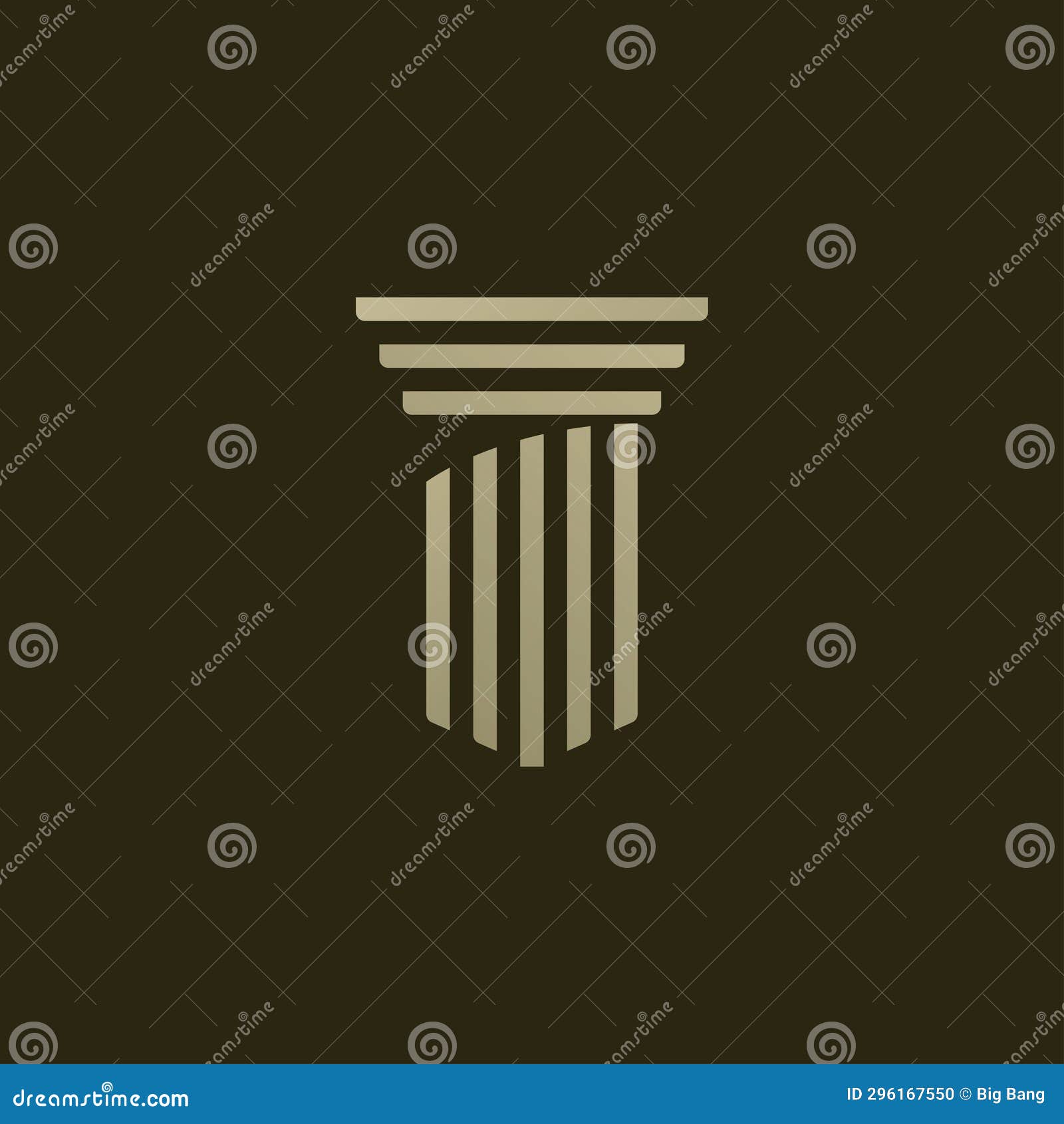 Pillar Logo Vector Design Template Stock Vector - Illustration of ...