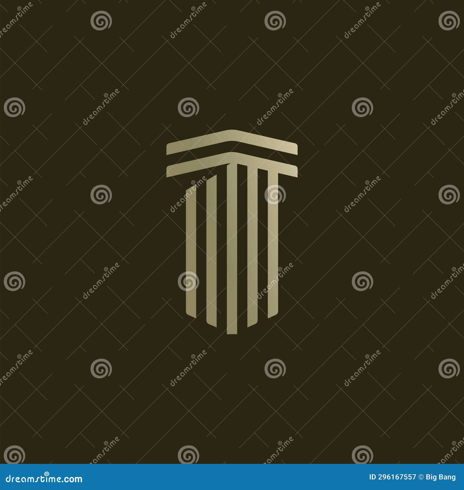 Pillar Logo Vector Design Template Stock Vector - Illustration of sign ...