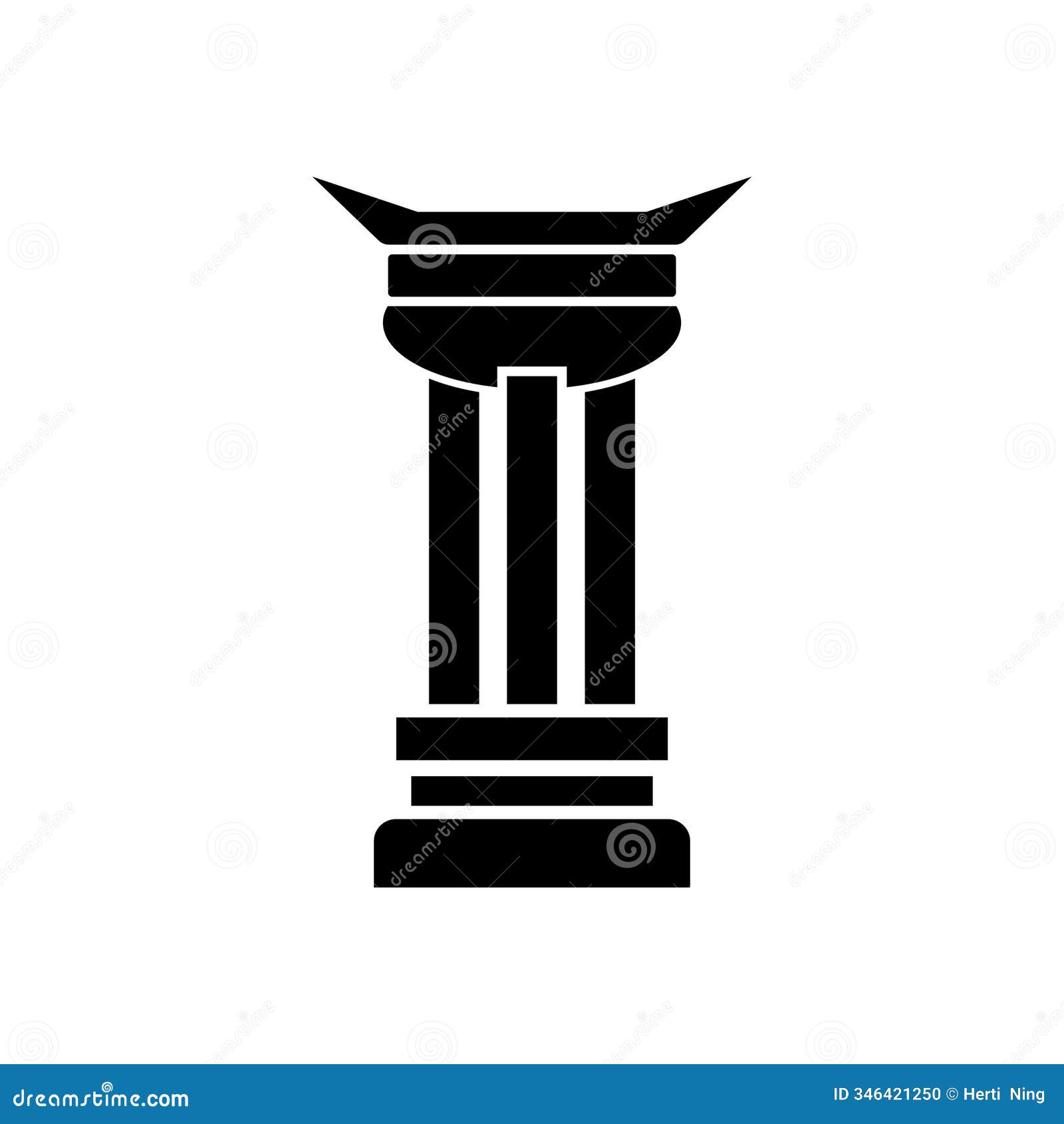 Pillar Logo Vector Symbol Design, Law Firm Line Art Logo Design ...