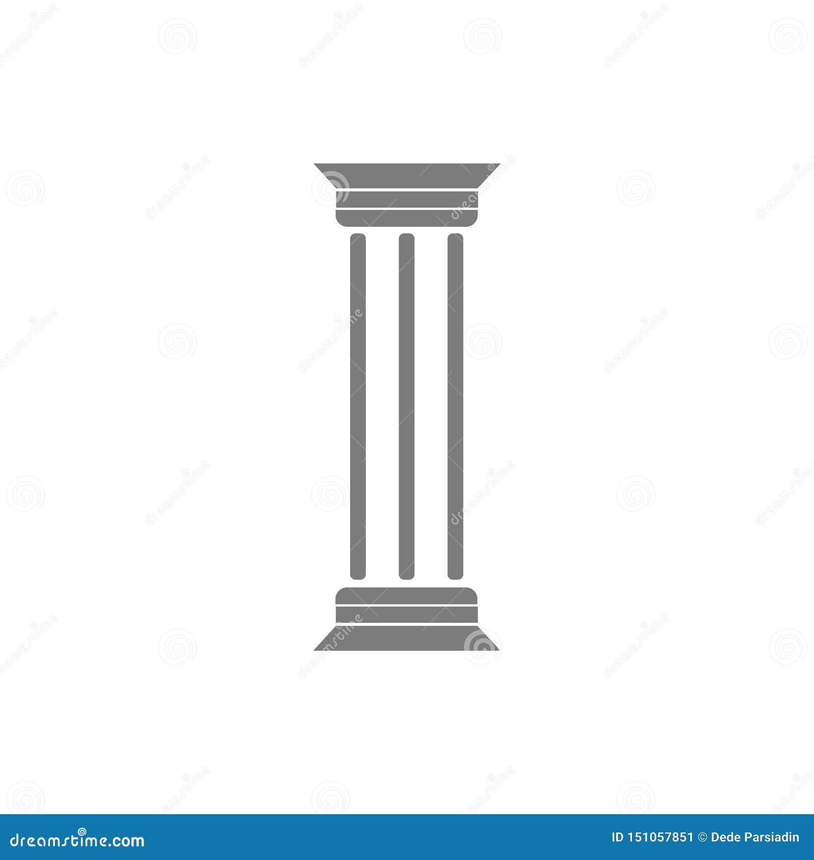 Pillar stock illustration. Illustration of education - 151057851