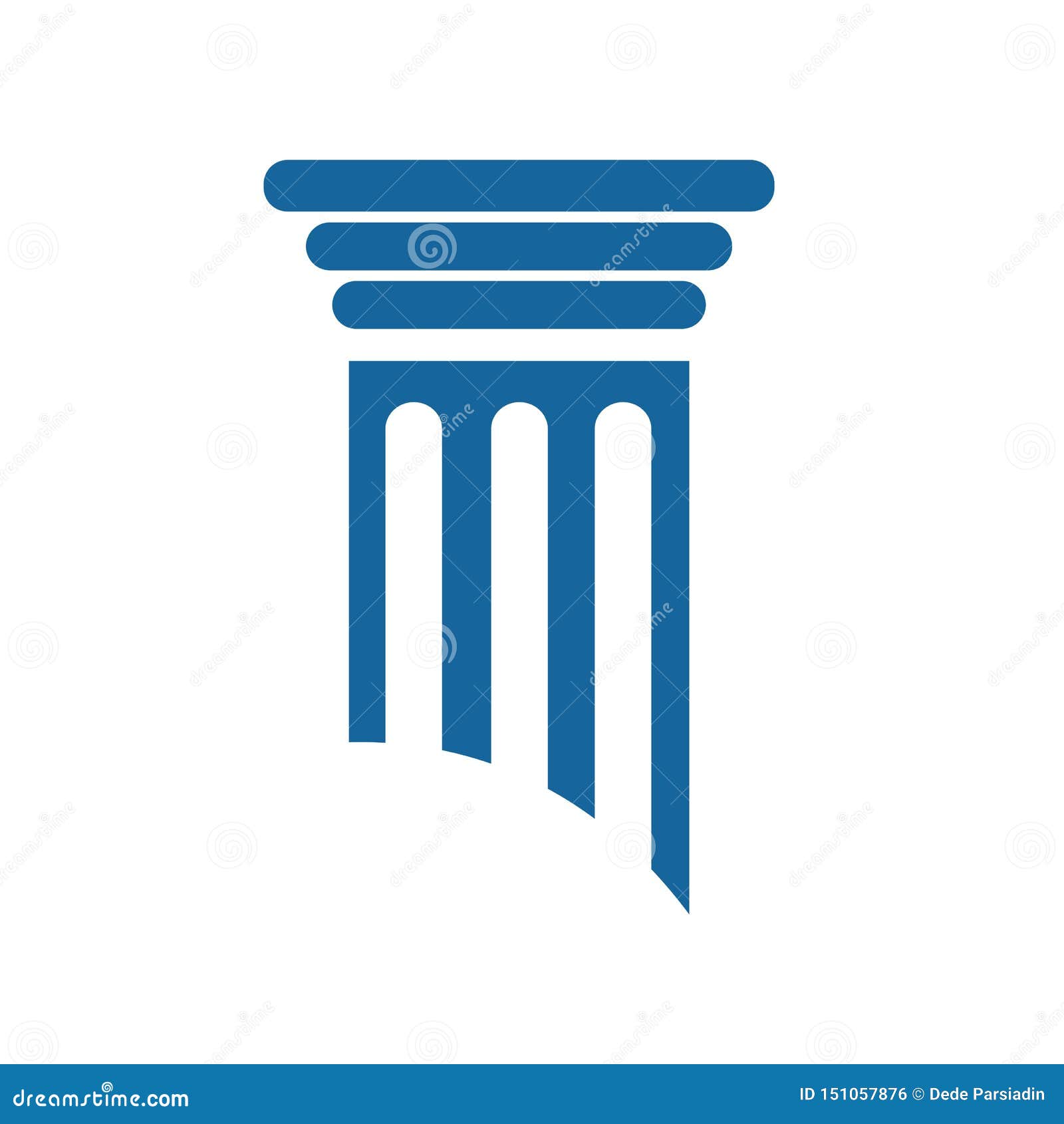 Pillar stock illustration. Illustration of roman, column - 151057876