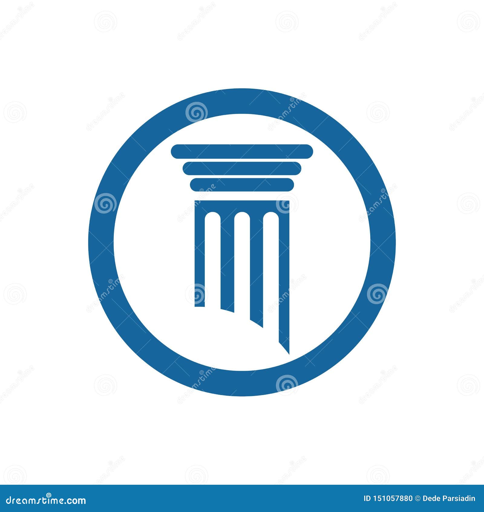 Pillar stock illustration. Illustration of vintage, education - 151057880