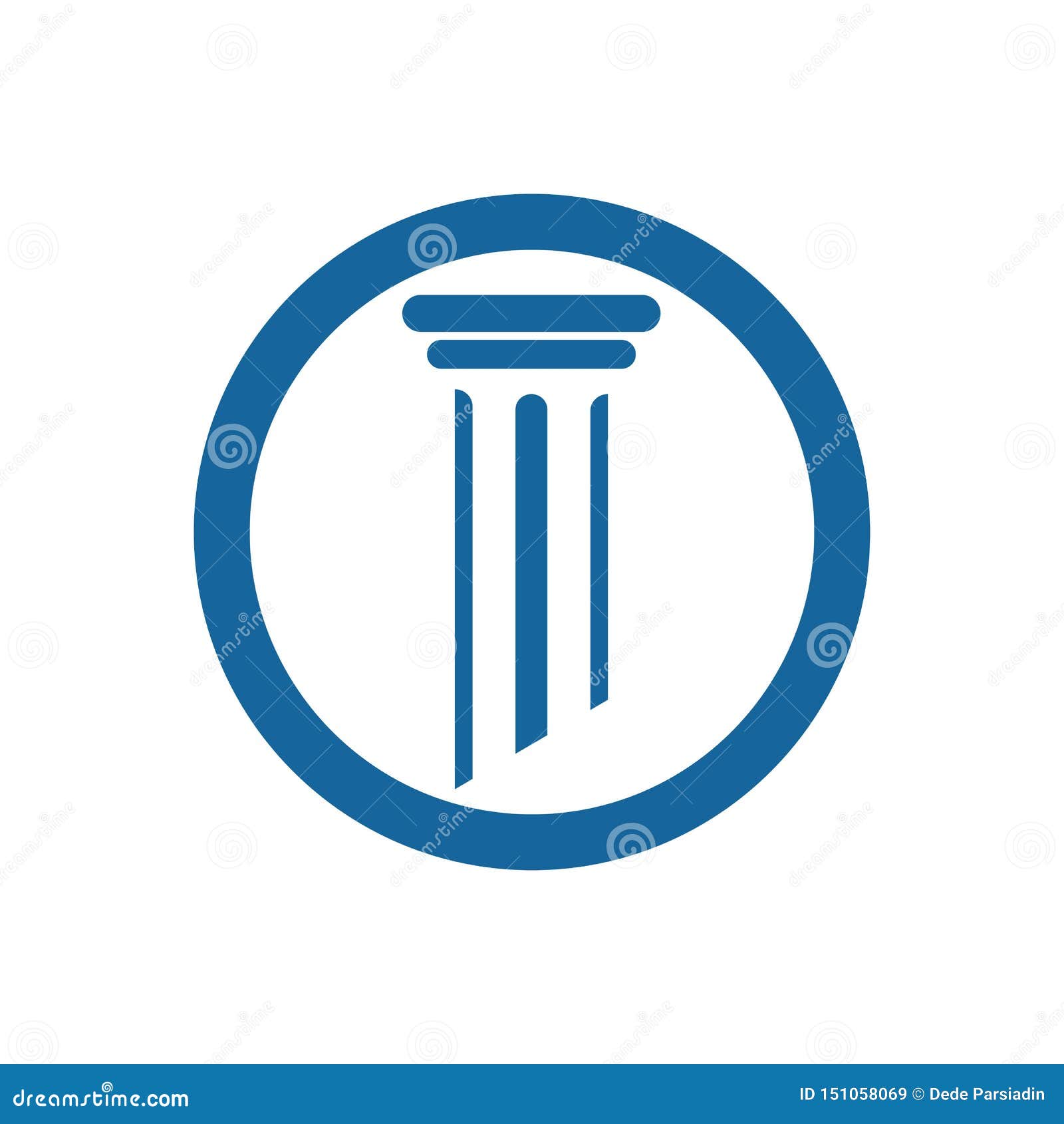Pillar stock illustration. Illustration of antique, capital - 151058069
