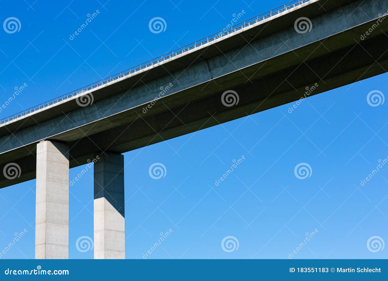 Pillar and Road of a Viaduct Stock Image - Image of pillar, baden ...