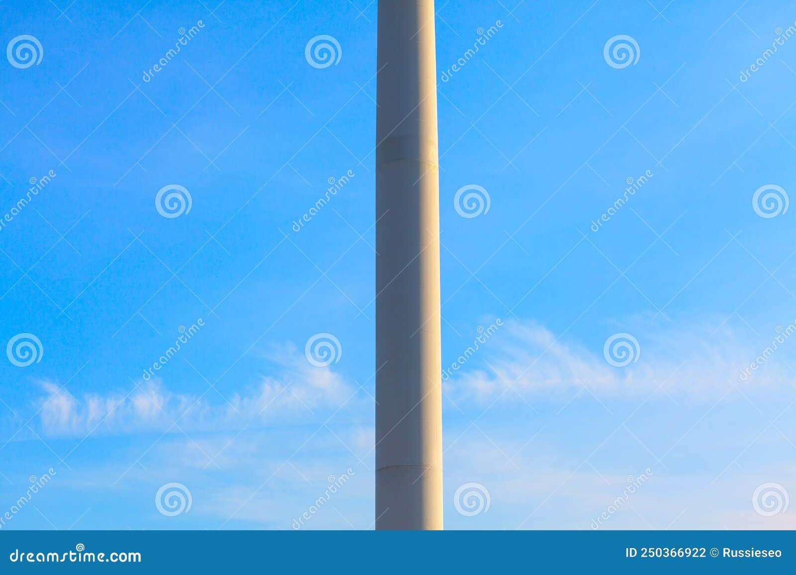 Pillar of wind generator stock photo. Image of renewable - 250366922