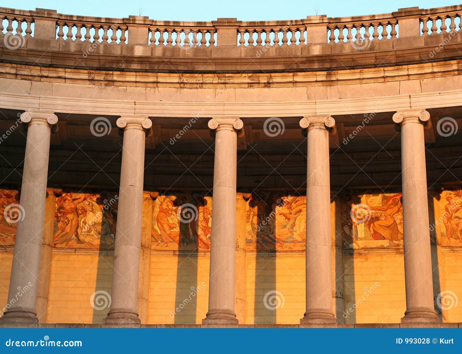Pillars stock photo. Image of building, belgium, rounded - 993028