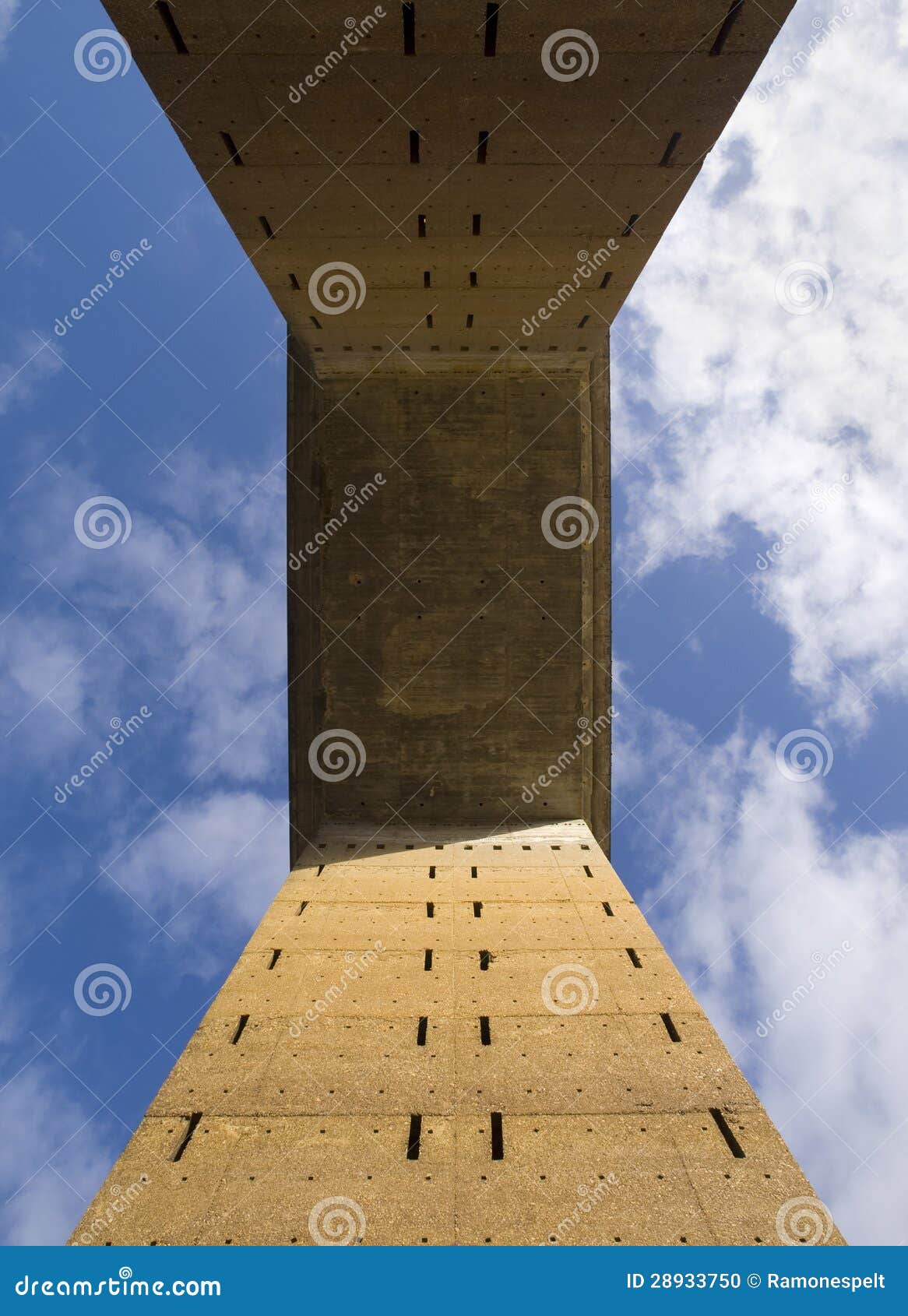 Pillars of a bridge stock photo. Image of architectural - 28933750