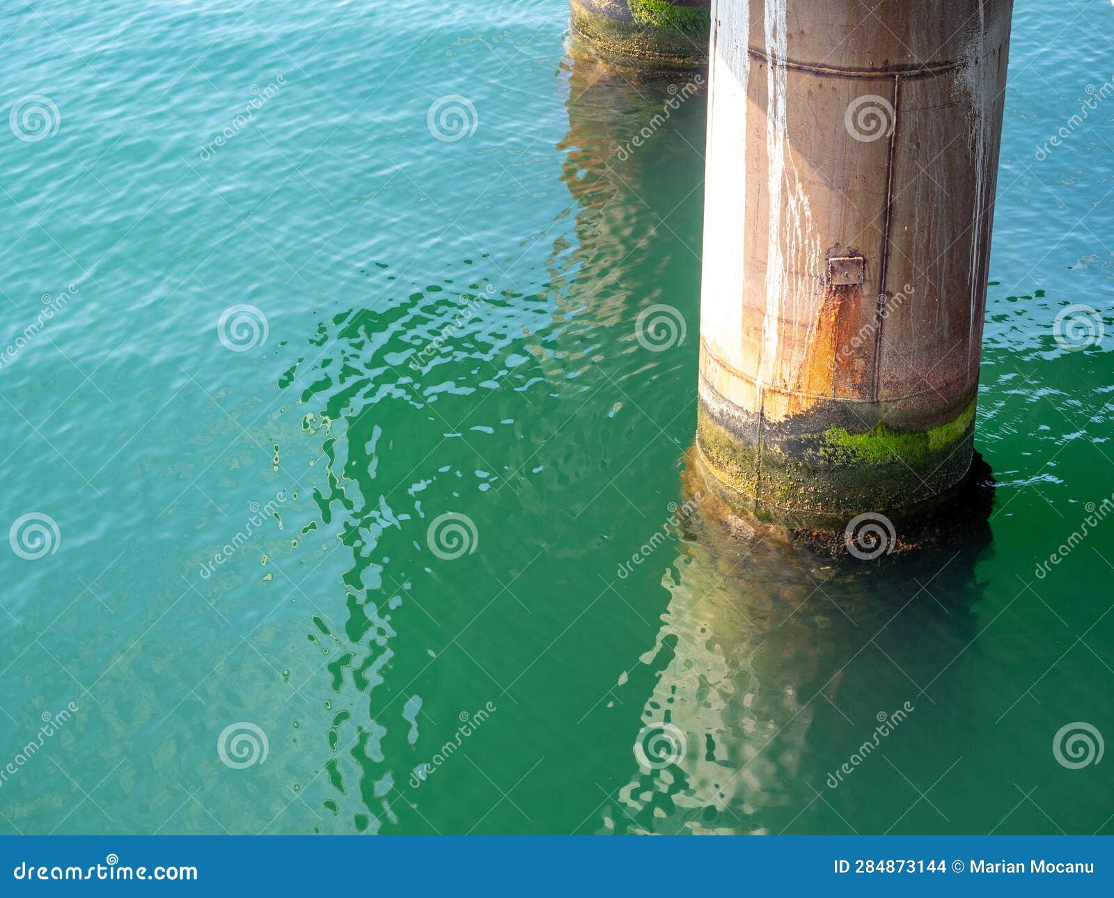 Pillars of the Bridge in Burgas, Bulgaria Stock Photo - Image of bridge ...