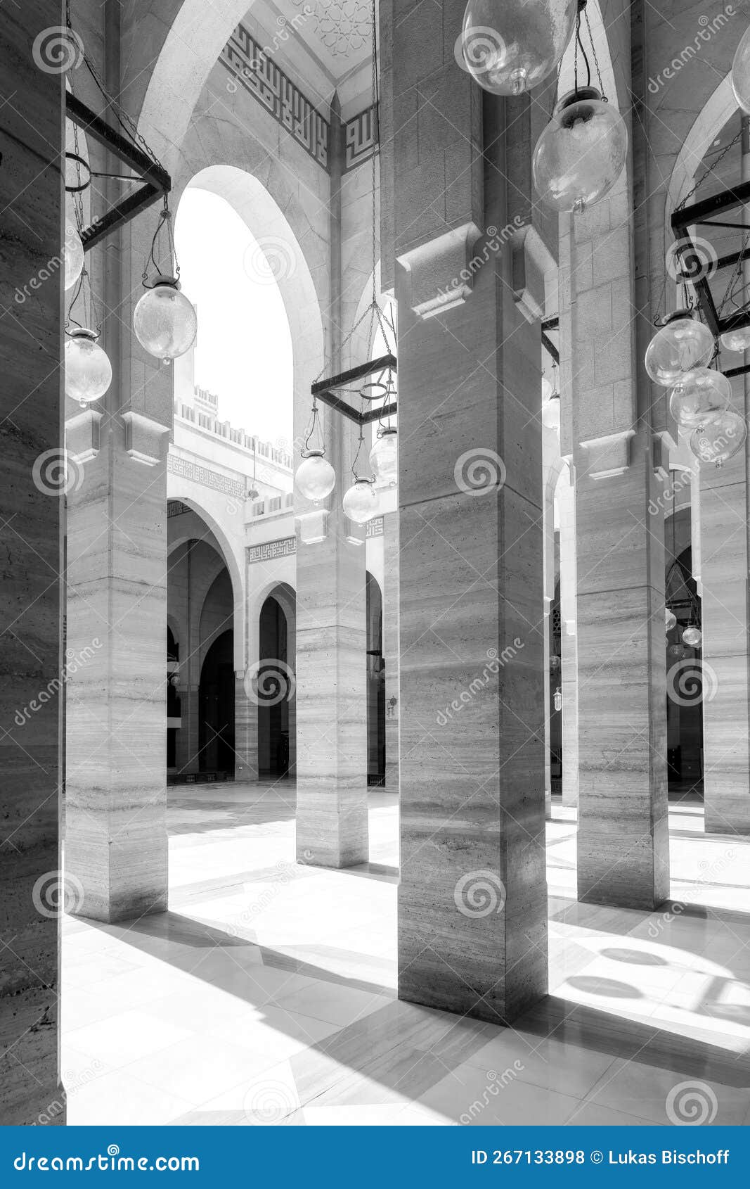 Pillars in a Building in Manama Bahrain, Taken in May 2022 Stock Photo ...