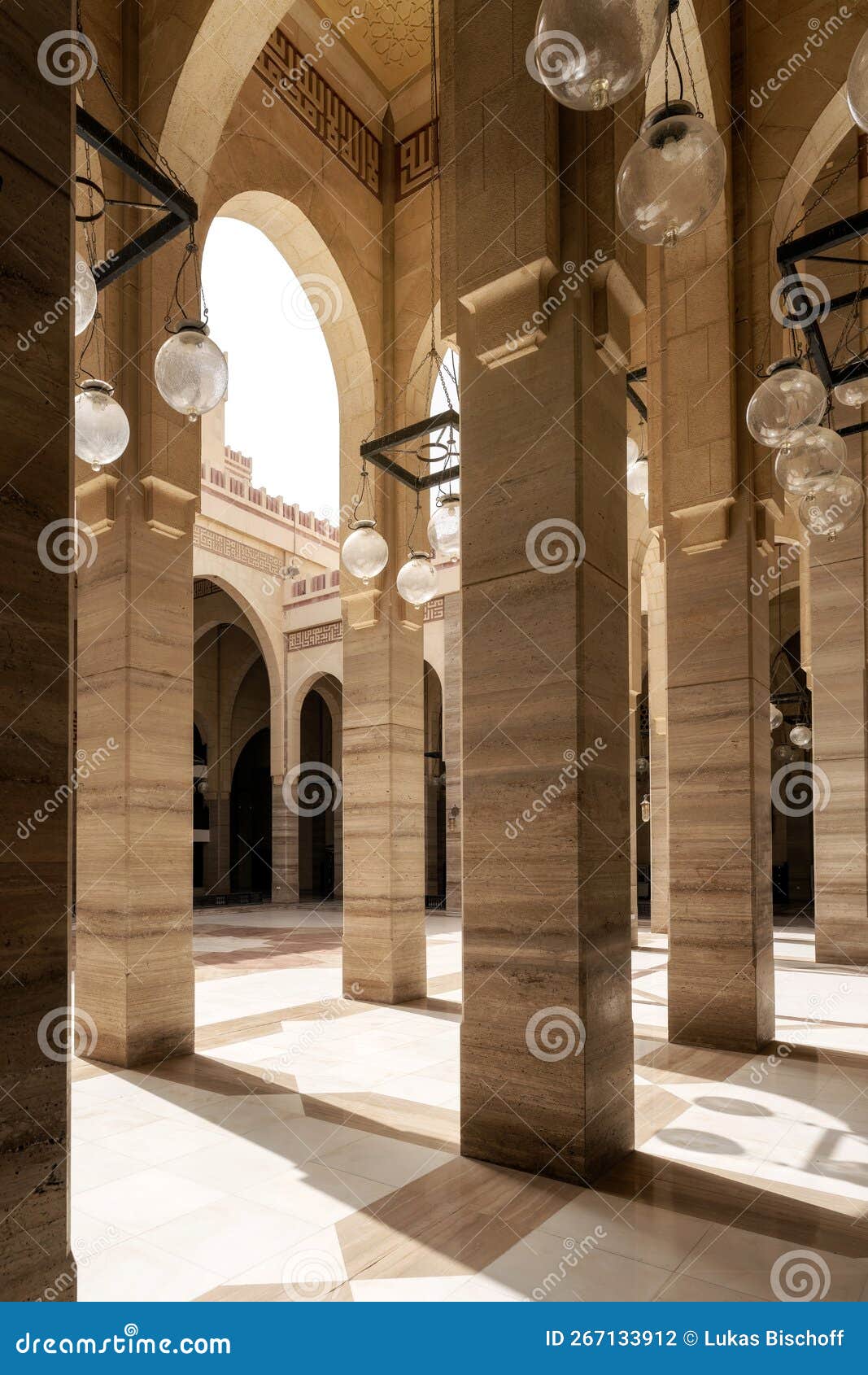 Pillars in a Building in Manama Bahrain, Taken in May 2022 Stock Photo ...