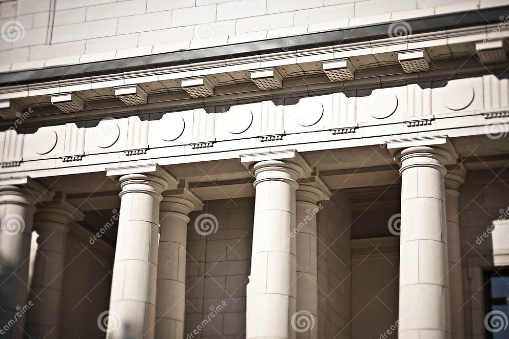 Pillars and Columns Architecture Stock Photo - Image of library ...