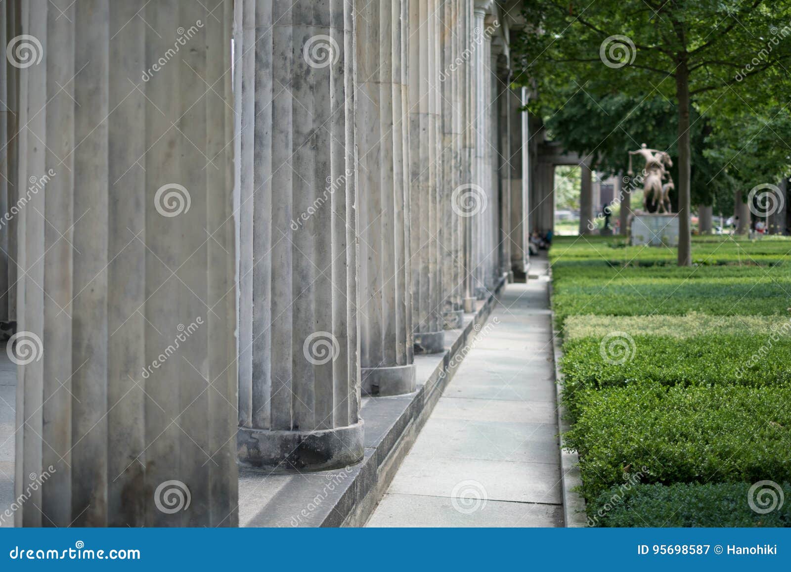 The Gallery Of Columns In The Interior Of Hagia Irene (Saint Ire ...