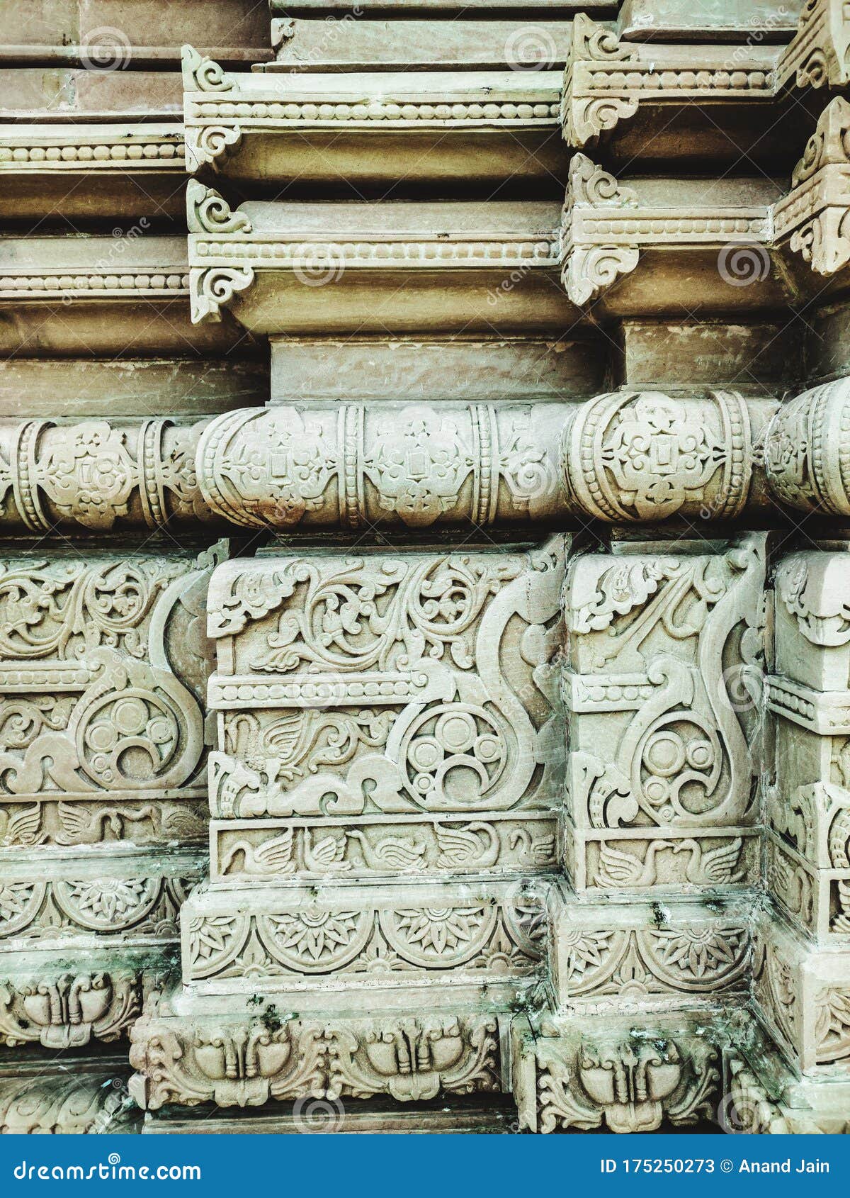 Pillars Design Shapes Full Frame Stock Image - Image of travelphoto ...