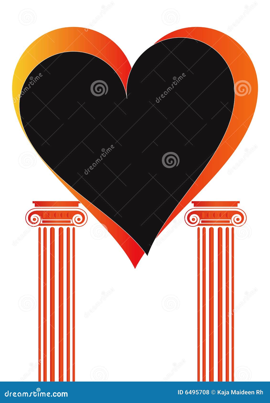 Pillars Heart Vector Stock Illustrations – 10 Pillars Heart Vector ...