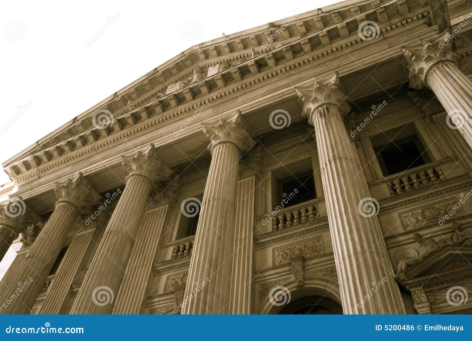 Pillars of Justice stock photo. Image of power, courthouse - 5200486