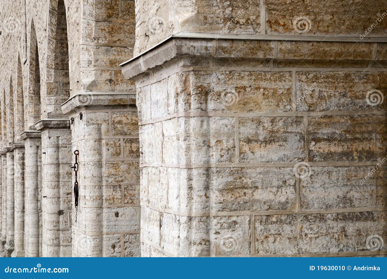 Pillars of old building stock photo. Image of financial - 19630010
