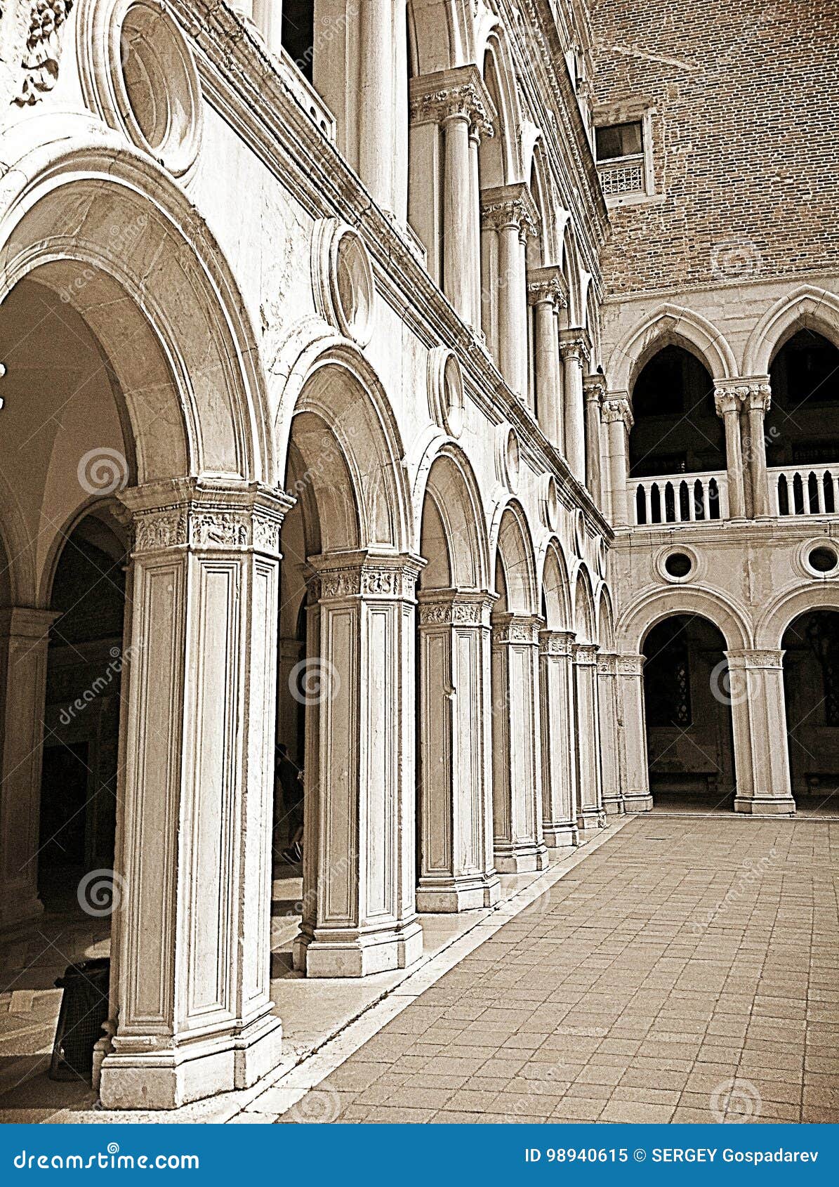 Pillars stock image. Image of pillars, travel, venice - 98940615