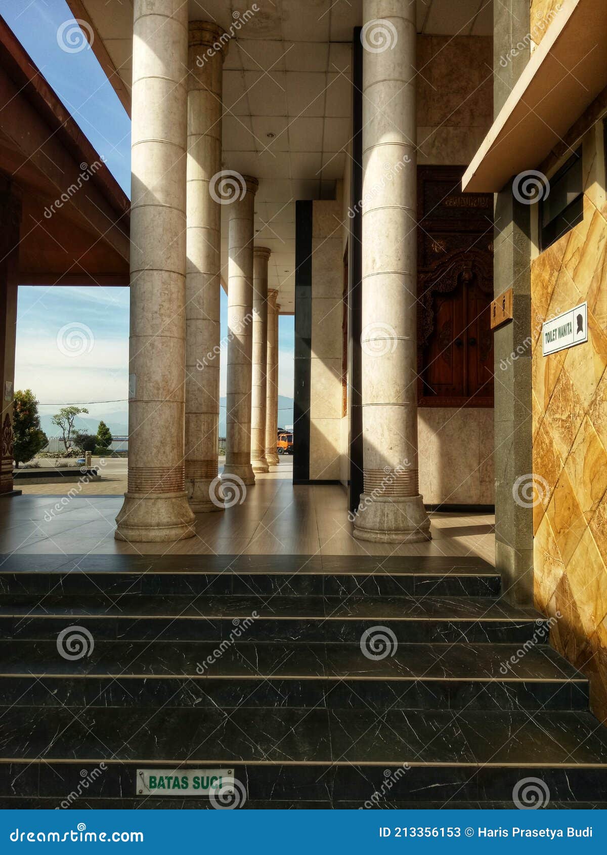 The Pillars and Part of the Outer Side of the Mosque Walls are ...
